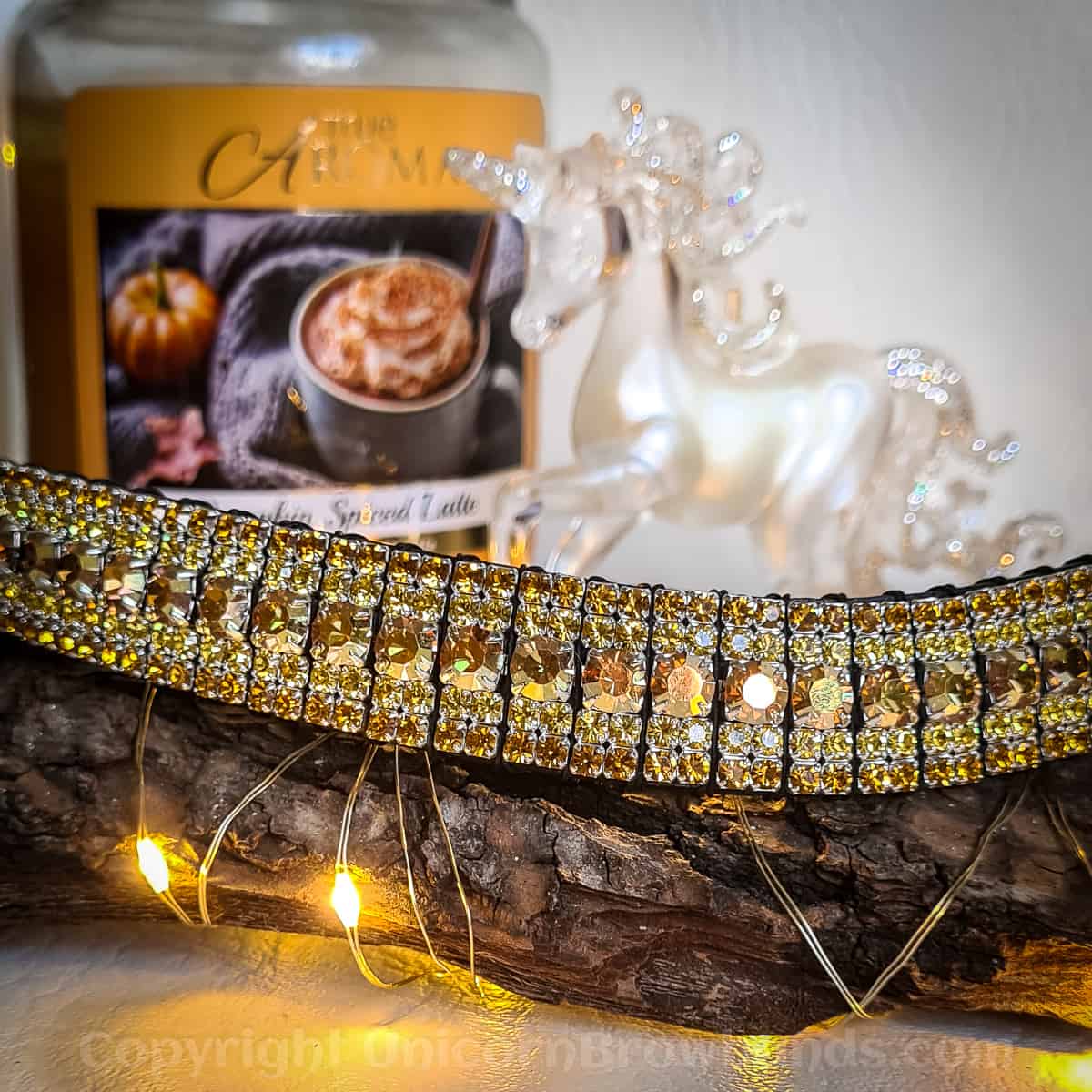 Crystaline Honey Sunshine: Dazzling 5-Row Preciosa Crystal Browband by ...
